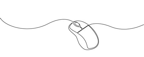 Mouse Line Drawing Vector Art Icons And Graphics For Free Download