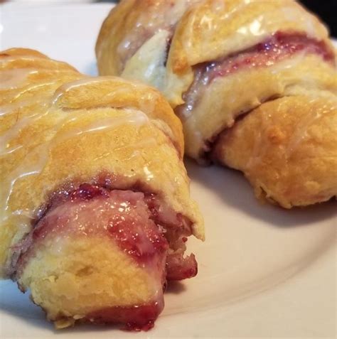Raspberry Crescent Rolls