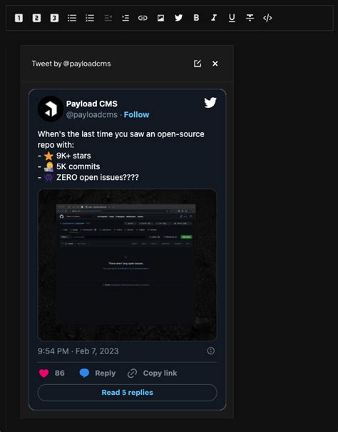 GitHub Hdodov Payload Rich Text Tweet