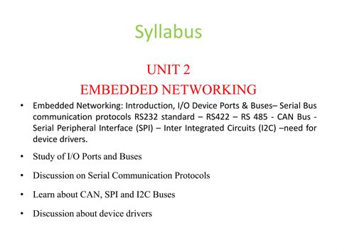 embedded systems overview ppt