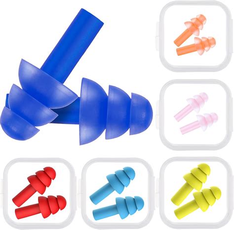 6 Pares De Tapones Para Los Oídos Para Niños Y Adultos Con