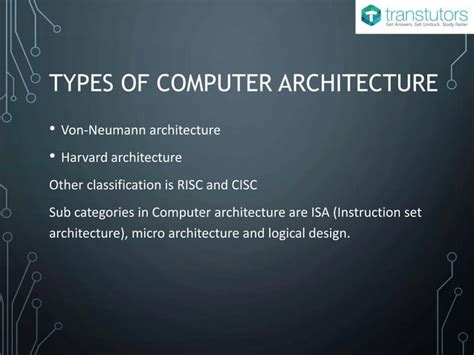 Computer Architecture Computer Science Pptx