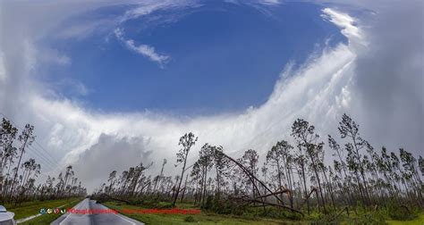 Inside Hurricane Eye From Ground