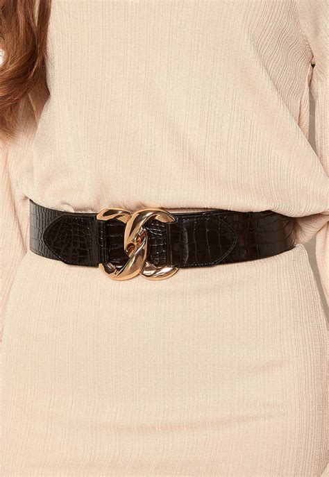 Bubbleroom Leah Belt Accessories Black