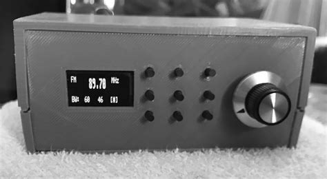free 3d file arduino si4735 dsp radio enclosure・3d printer model to