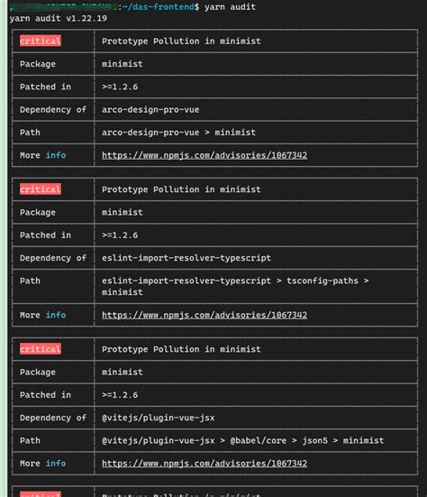 代码依赖存在安全隐患 · issue 176 · arco design arco design pro vue · github