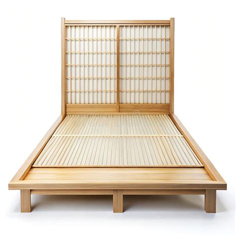 Traditional Japanese Tatami Bed Frame Stock Illustrations 22
