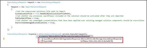 Asynchronous Solution Import Microsoft Dynamics CRM Tips And Tricks