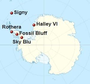 Bas Research Stations In The British Antarctic Territory Citāda Pasaule