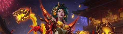 Dragon Lantern Zyra League Of Legends Lol 8k Wallpaper Download