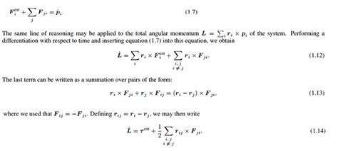Proof Of Angular Momentum Conservation