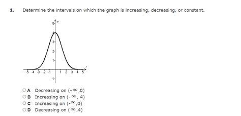 [solved] 1 determine the intervals on which the graph is