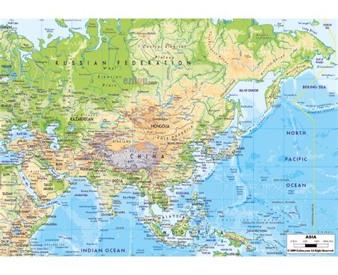 Large Scale Political Map Of Asia 1997 Asia Mapsland Maps Of