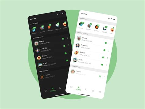 Messaging App UI Concept On Behance