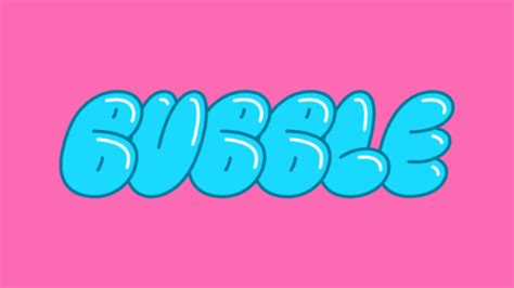 2026 Bubble Letters Text Effect Generator