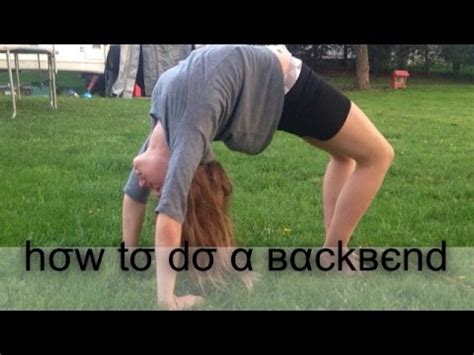 Backbend tutorial!! - YouTube