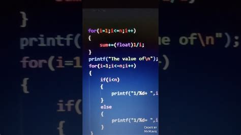Sum Series In C Programming YouTube
