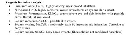lab 5 qualitative analysis of ions identification of