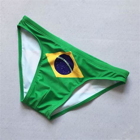 Herrbikini Brazilian Uk Flag Badkläder Badbyxor Sexiga Mini Badbyxor