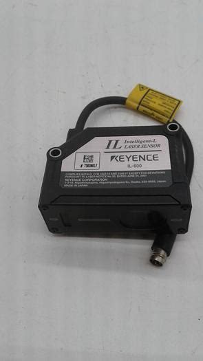 Used Keyence Intelligent L Laser Sensor Il 600 For Sale At Nd