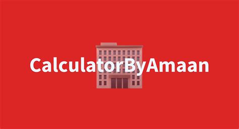 Calculatorbyamaan A Hugging Face Space By Datawizard9742