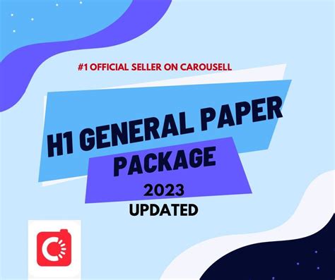 H1 General Paper Package Gp A Levelrjcnyjchci Example Banksmodel H1 General Paper Package Gp A Levelrjcnyjchci Example Banksmodel