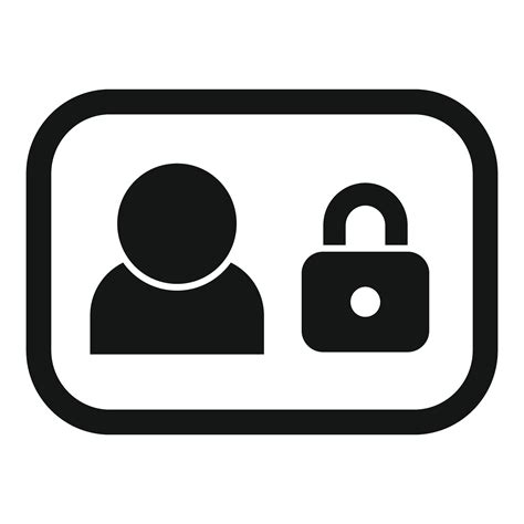 Personal Data Protection Icon Showing User With Padlock 47636438 Vector