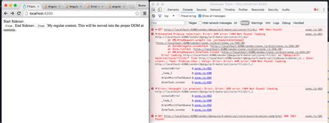 Angular Issue Importing Materials Sidenav On A Progressive Web App