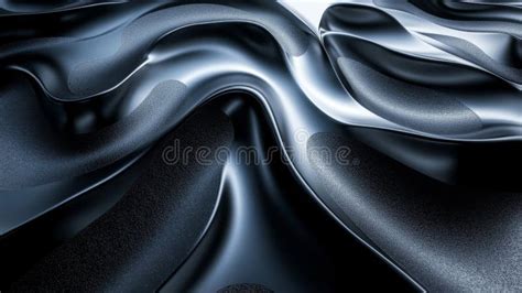 Abstract Dark Metallic Surface With Wavelike Patterns Stock Illustration Illustration Of Gray