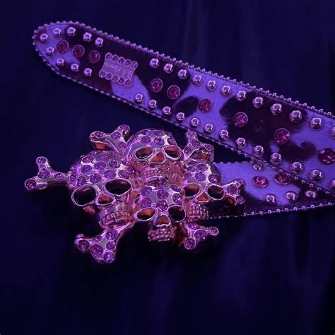 Bb Simon Gold And Pink Belt Box Included Bbbelt Depop