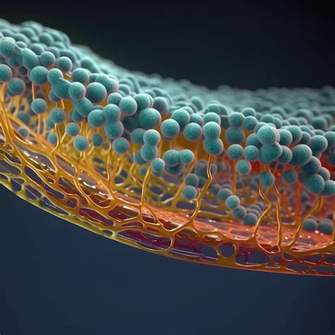 Premium Ai Image Fluid Simulation Of Cell Membrane Proteins For