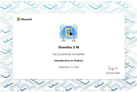 Shwetha S M On Linkedin Learningjourney Pythonprogramming Microsoft