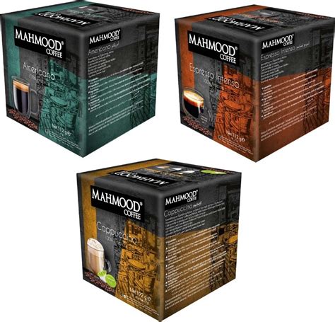 Mahmood Coffee Capsule Coffee Varieties Set of 3 - Hepsiburada Global