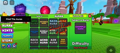 Find The Auras Mobile Script Auto Aura