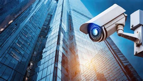 Security Cctv Camera Monitoring System Generated With Ai Stock Illustration Illustration Of