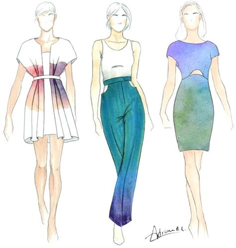 Vintage Fashion Sketches At Explore Collection Of