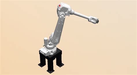 Abb Articulated Robot Irb Free D Model Rigged Cgtrader