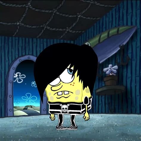 Bob Esponja Emo Emo Sponge Bob En 2025 Flequillo Emo Animales