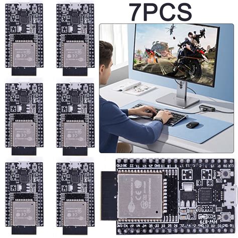 Dqrwqpou Placa Desarrollo Esp32 7 Uds 500ma Placa Central Esp32 Devkitc Compatible Con