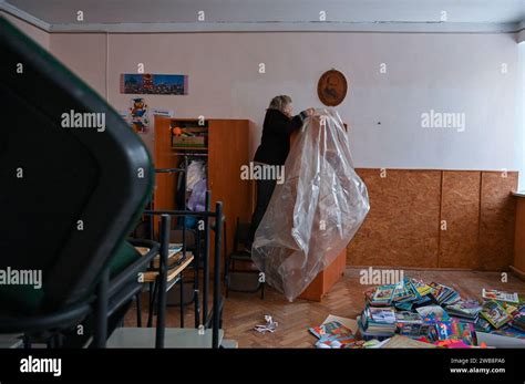 Non Exclusive Lviv Ukraine January 08 2024 Primary School