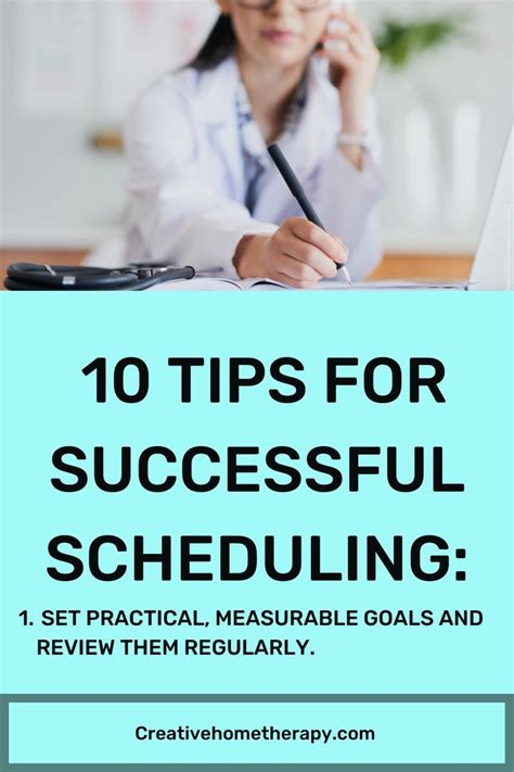10 Tips For Successful Scheduling Artofit