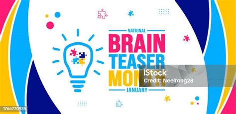 1월은 국제 수수께끼의 달 배경 템플릿입니다 휴일 개념 배경 배너 플래카드 카드 및 포스터 디자인 템플릿 텍스트 비문 및 표준 색상 벡터 9월에 대한 스톡 벡터 아트 및