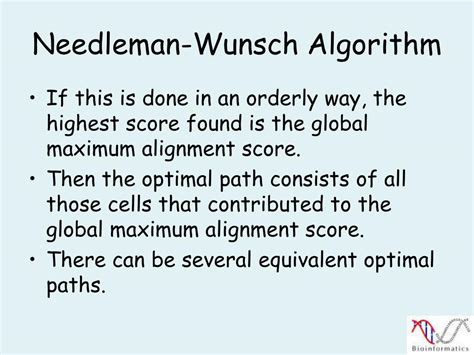 ppt global sequence alignment by dynamic programming powerpoint