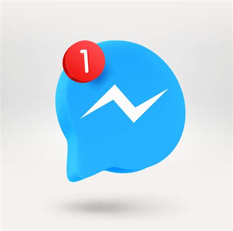 Mobile Or Web Application Icon With New Message Notification 3d Vector Icon Isolated On White