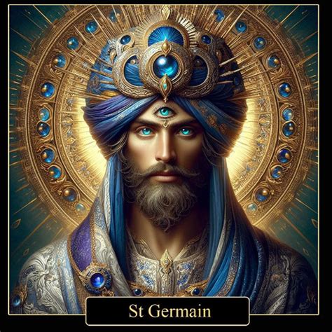 Ascended Master Saint Germain And The Violet Flame Healing Session Etsy