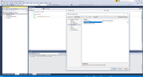 C WSL Empty Output File In Visual Studio Stack Overflow