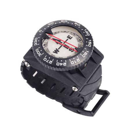 Aropec Wrist Mount Side View Compass Scuba Dive Stop