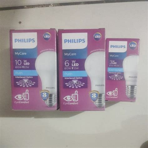 Jual Bohlam LED Phillips 3 Watt 6 Watt 10 Watt Lampu Led Shopee Indonesia