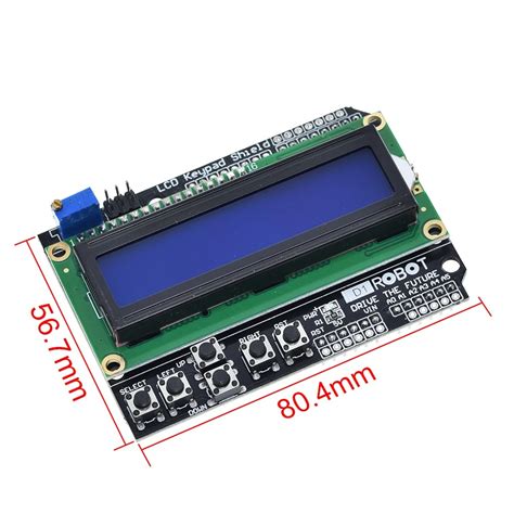LCD Keypad Shield LCD1602 LCD 1602 Module Display For Arduino ATMEGA328 ATMEGA2560 Raspberry Pi