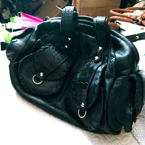 Pietro Nyc Bags Pietro Nycpietro Alessandro New York Glazed Italian Leatherpython Embossed